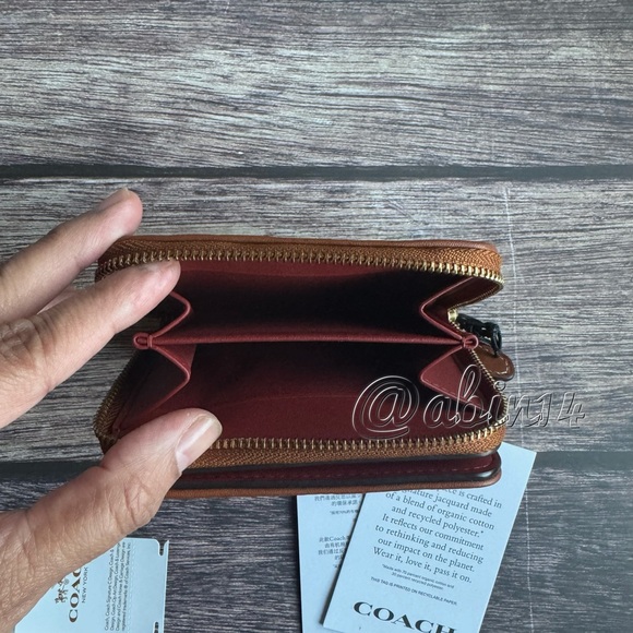 Coach | Bags | Nwt Coach Wallet In Signature Jacquard And Leather With ...